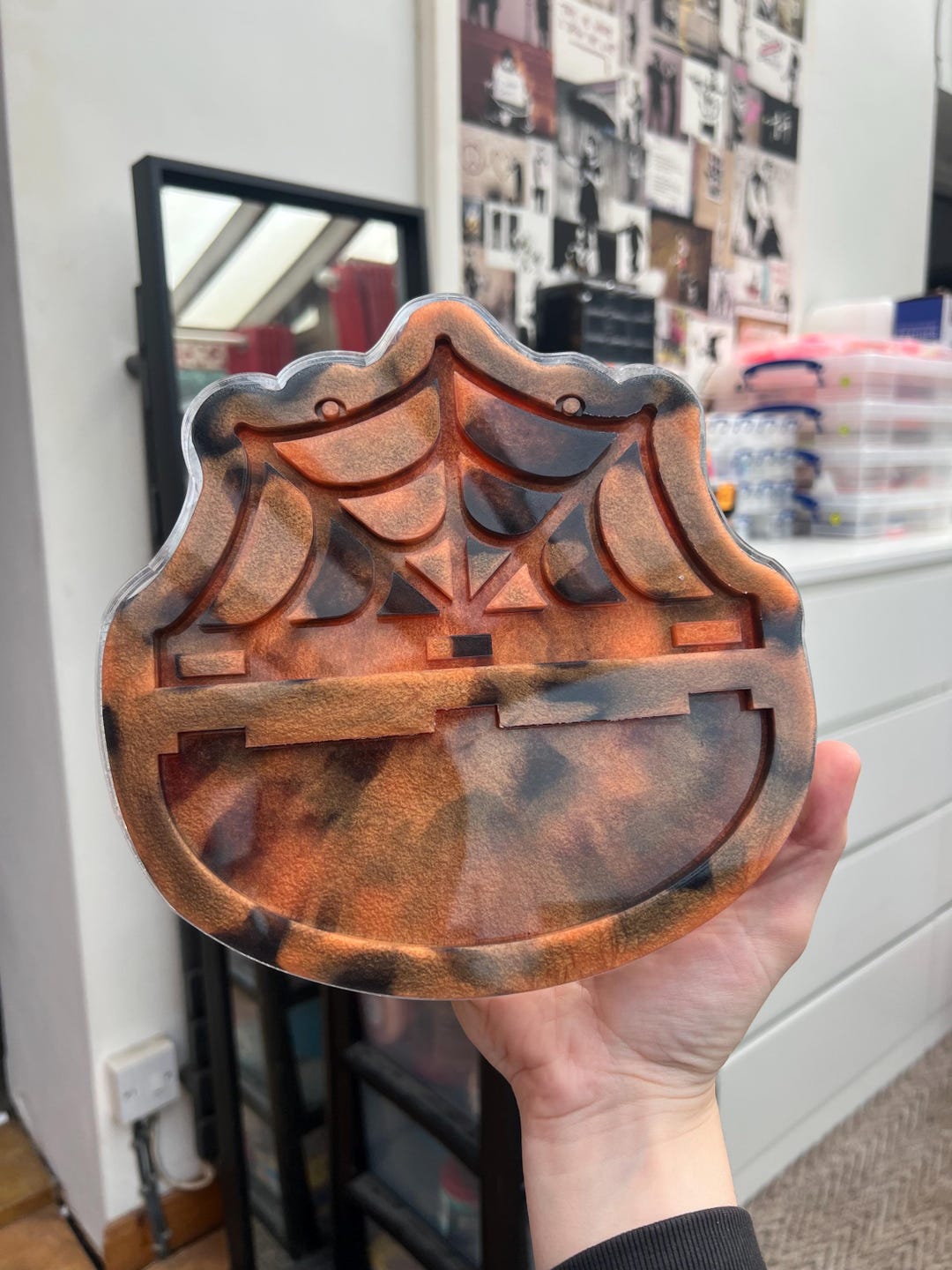 6.4 Inch Cobweb Shelf Silicone Mould - Etsy