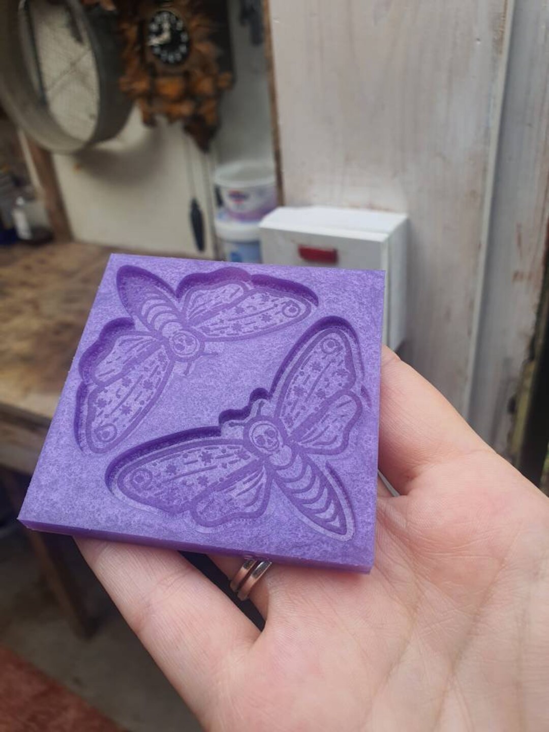 2.5 Inch Pretty Death Moths Silicone Mould - Etsy