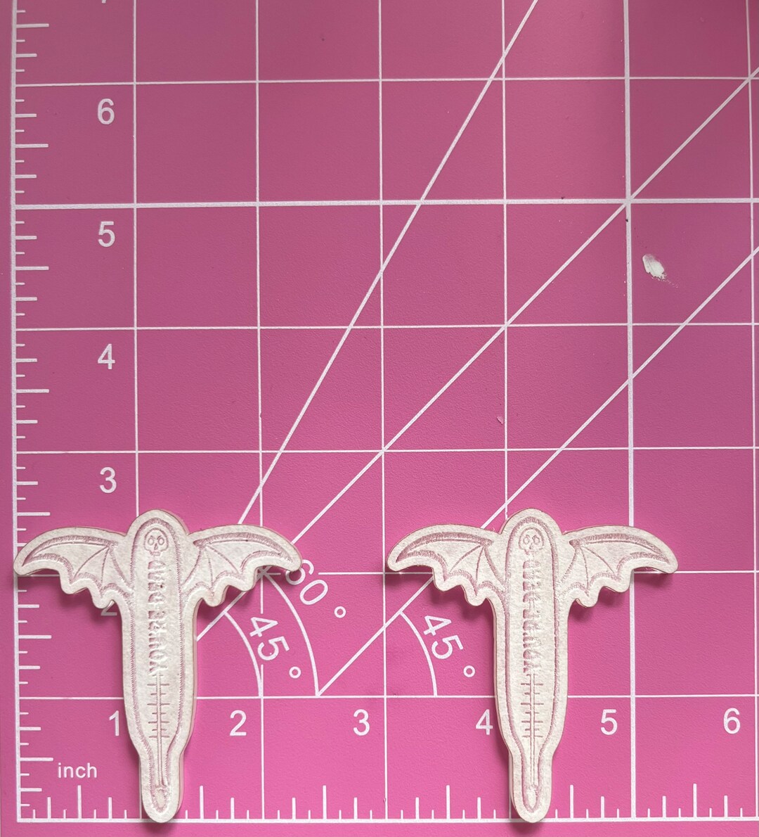 2.5 Inch Bat Winged Syringes Acrylic Blanks for Mould Making - Etsy