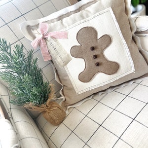 Gingerbread Pillow - Etsy