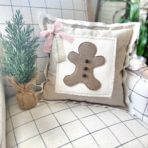 Gingerbread Pillow - Etsy