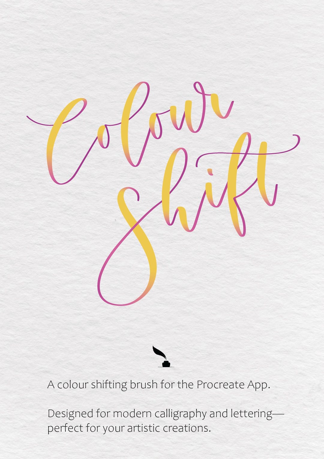 Colour Shifting Lettering Effect Tool for Procreate – Pressure ...