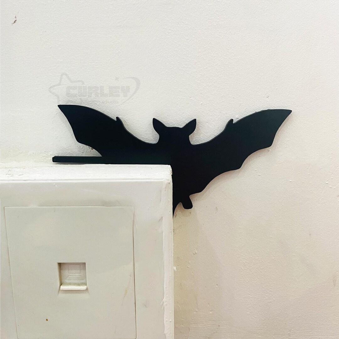 Bat Home Wall Corners Decor, Halloween Wall Decor, Spooky Window ...