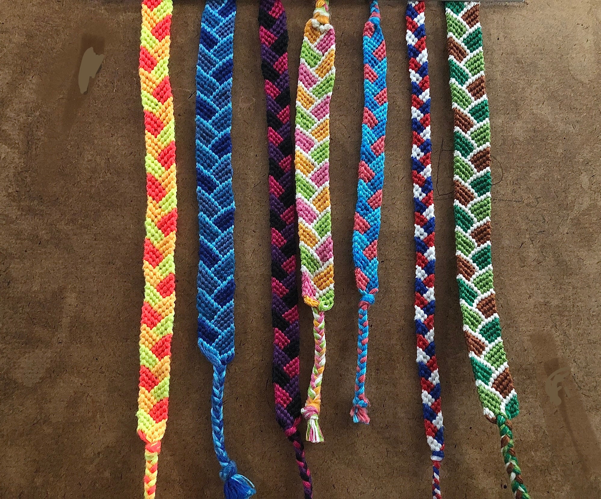 Woven Friendship Bracelet. Braided Stitch, Handmade Bracelet. Braid ...