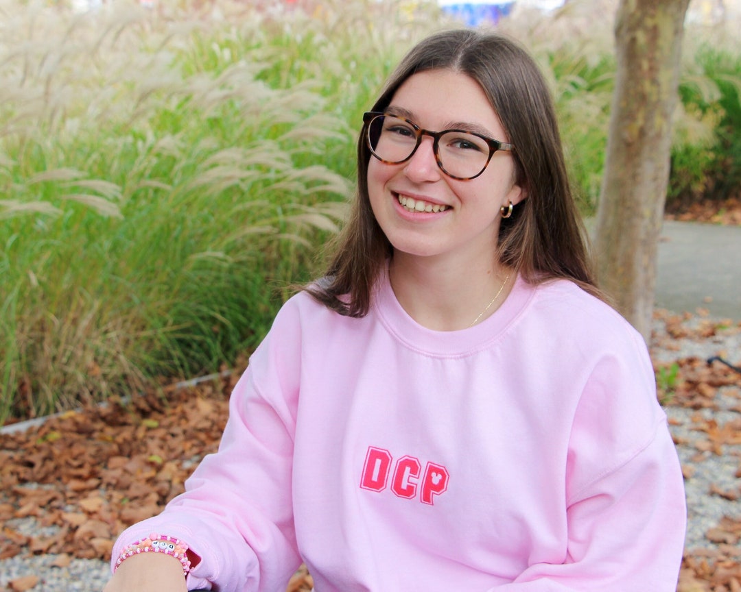 Disney College Program DCP PINK Embroidered Unisex Pullover Sweatshirt ...