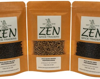 Phu Quoc Island Vietnam White Peppercorn 100g the Ho Tieu - Etsy