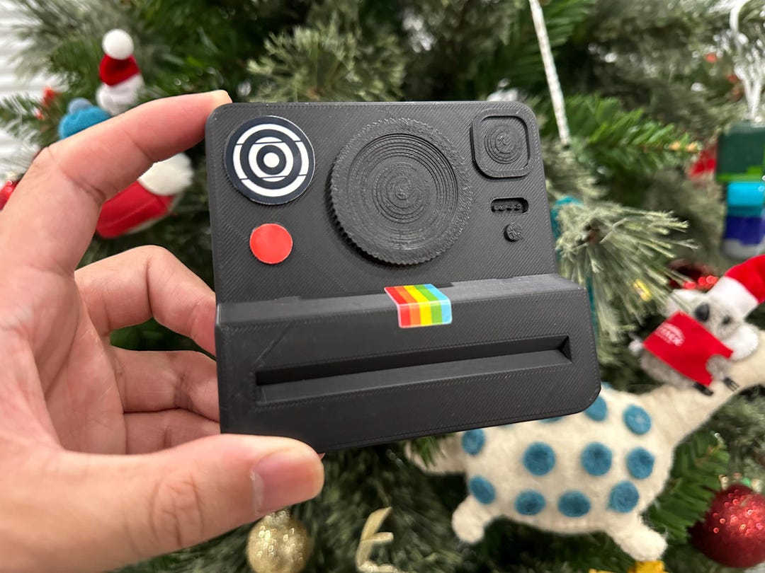 Polaroid Camera Photo Album (3D Printed Camera Base With Stickers to ...