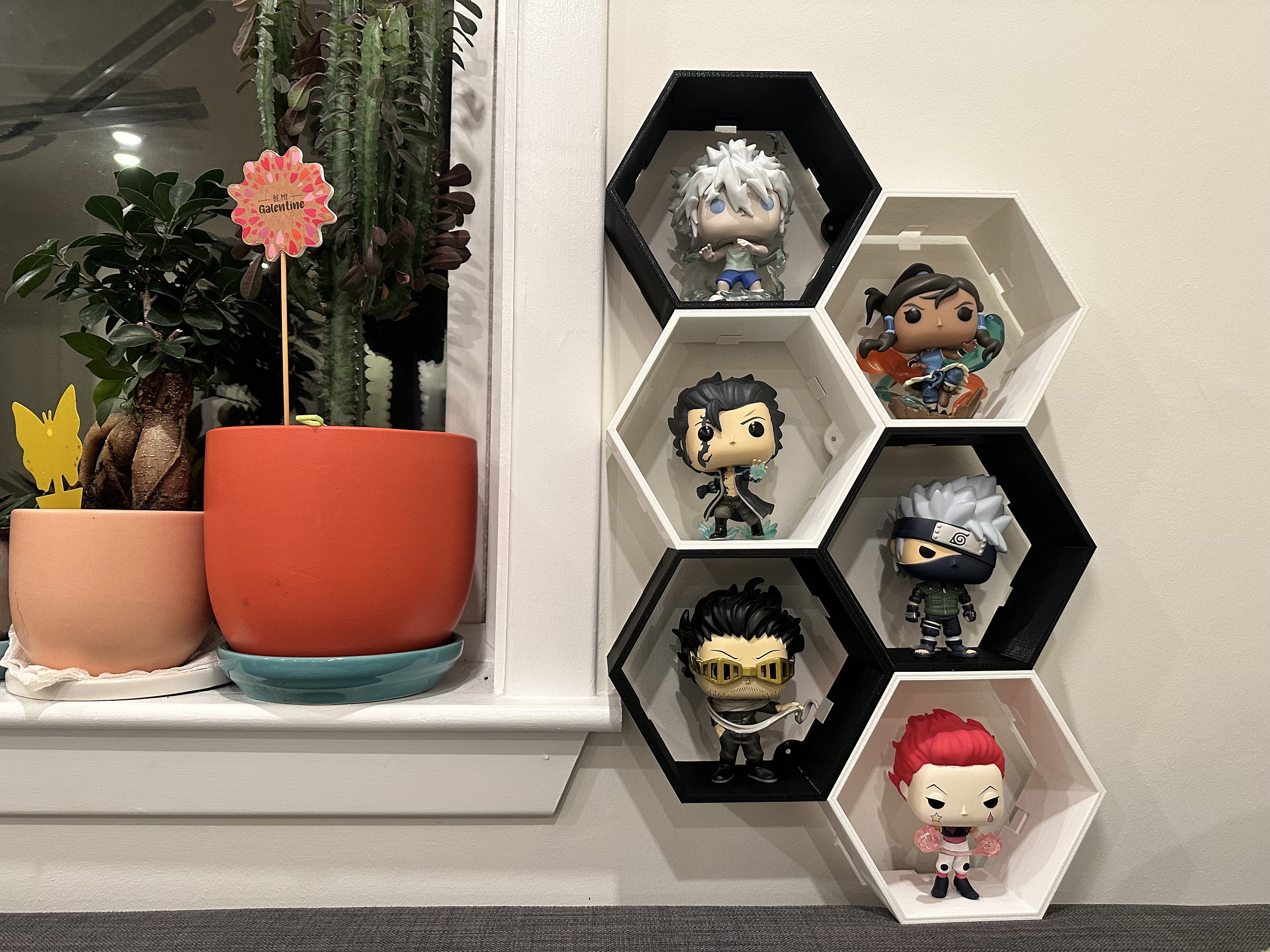 Hexagon Funko Display W/ Snap-fit Connectors (3D Files) - Etsy