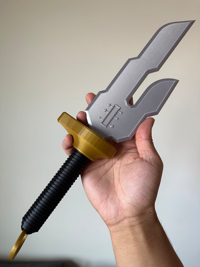 Inverted Spear of Heaven JJK Prop Knife antique Gold Sharp/broken Blade ...