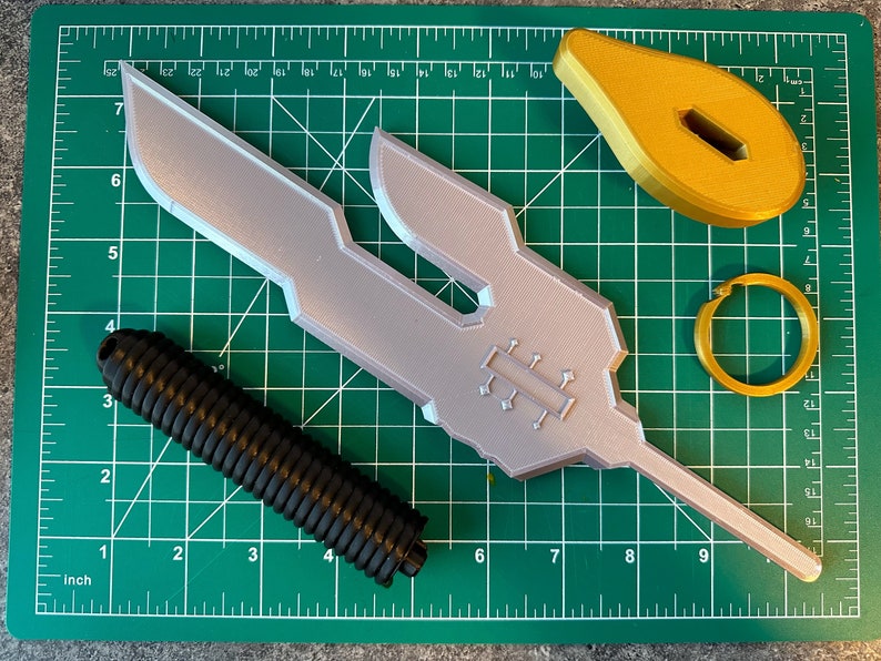 Inverted Spear of Heaven JJK Prop Knife silk Gold Sharp/broken Blade - Etsy