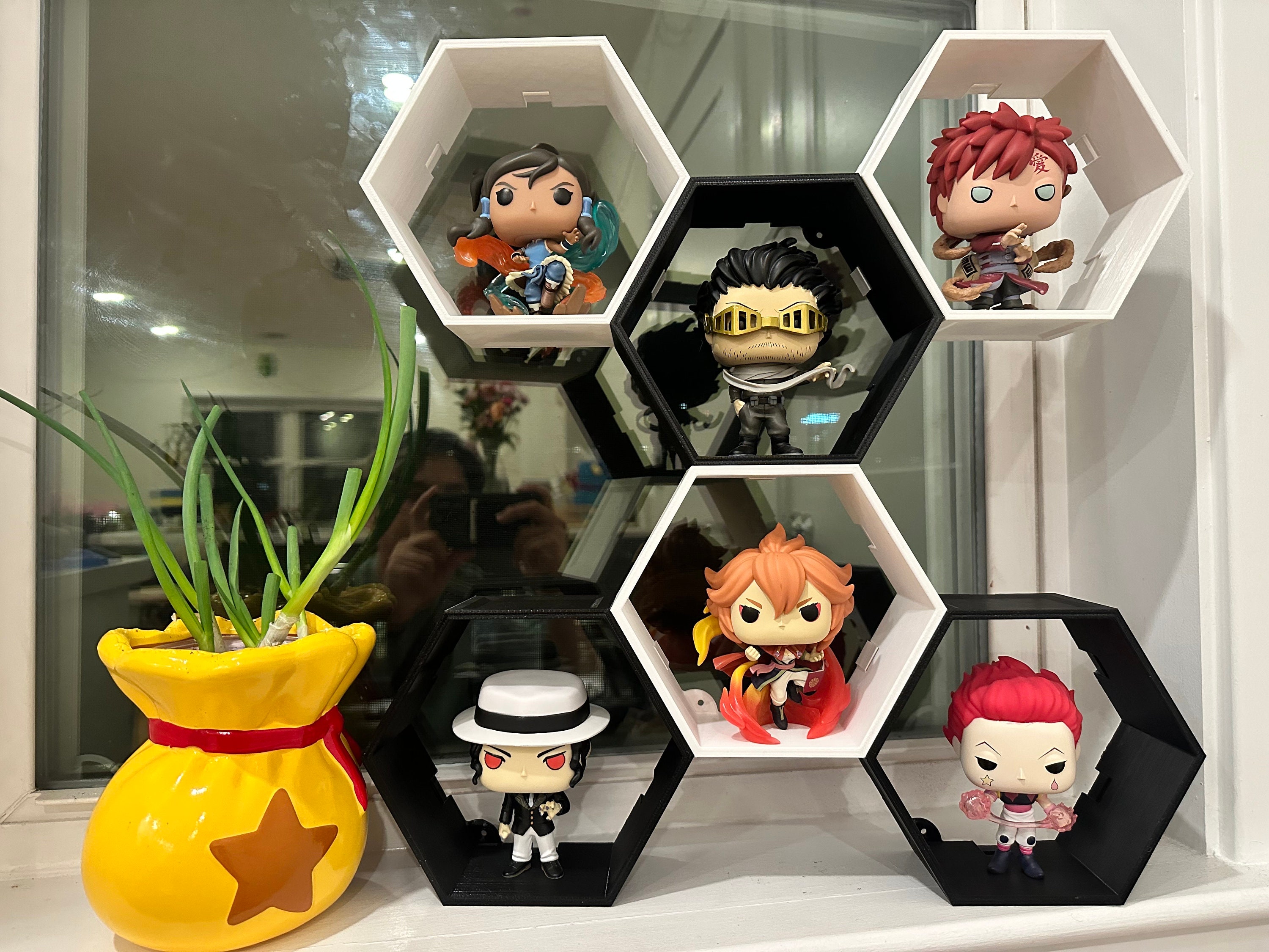 Hexagon Funko Display W/ Snap-fit Connectors (3D Files) - Etsy
