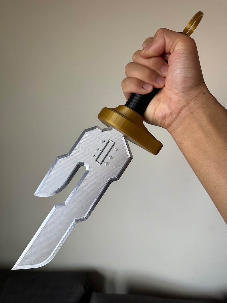 Inverted Spear of Heaven JJK Prop Knife antique Gold Sharp/chipped ...