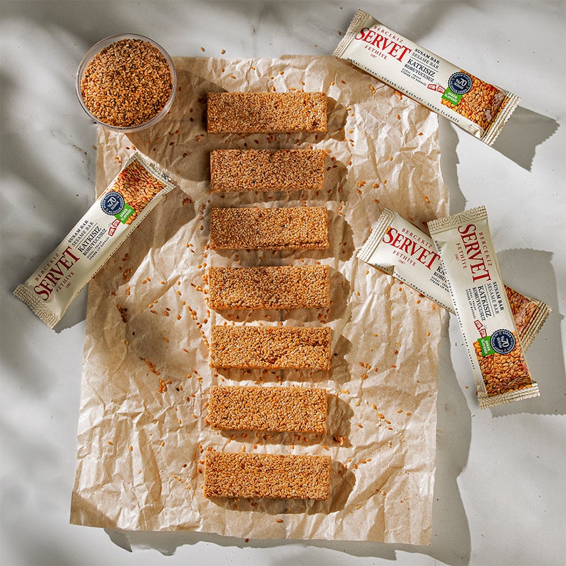 Sesame Crunch Bars 24-pack 24x20g No Added Sugar Natural Sesame Snack ...