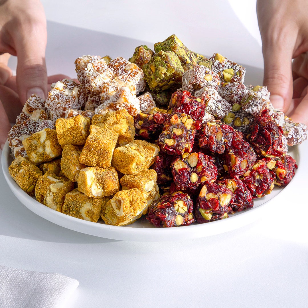 Mixed Fruit Turkish Delight With Zereshk 400g No Added Sugar Special ...