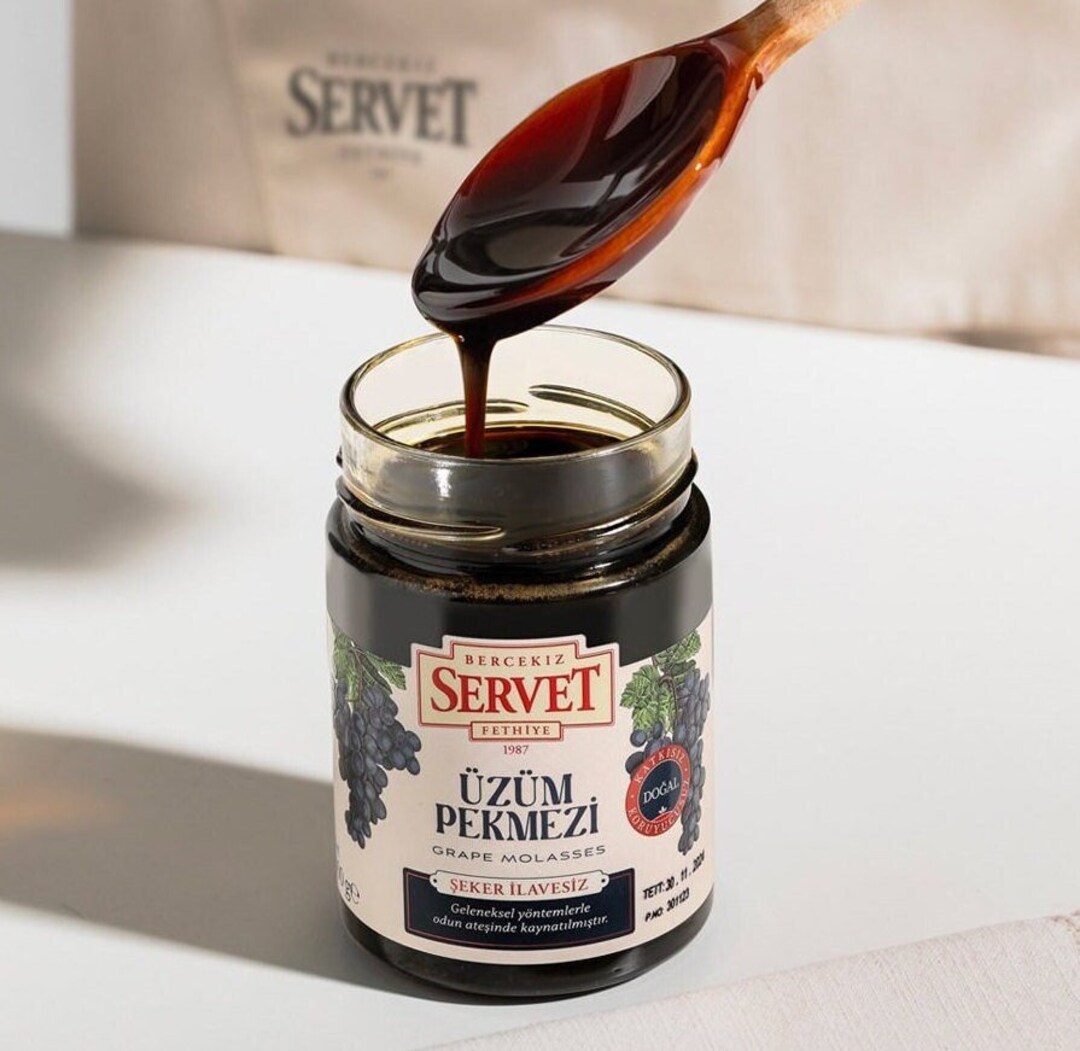 Grape Molasses 400g | No Added Sugar | Traditional Wood-fired | Pure ...