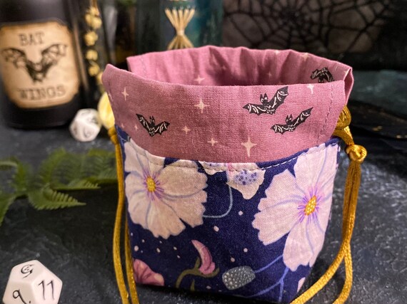 Bats in the Belfry Fey Sized Mini Dice Bag Small Dungeon - Etsy