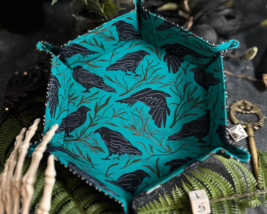 Flock of Crows / Dice Tray / Druid RPG Dungeon Dragon Gift / TTRPG Dice ...