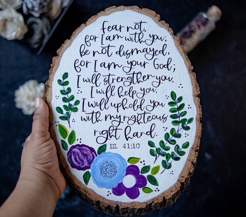 Custom Wood Slice || Hand Painted Sign || Personalized Wood Sign ...