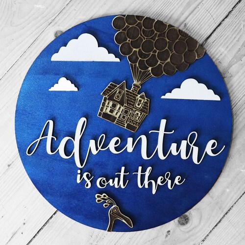 Disney UP Adventure is Out There UP Wall Art Balloon Decor | Etsy