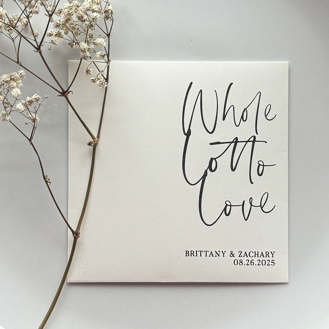 Scratch Card Envelopes Personalised Set of 10 - Etsy