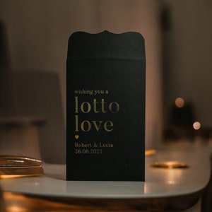 Wedding Favour Scratch Card Envelope Metallic Real Foil set of 10 - Etsy