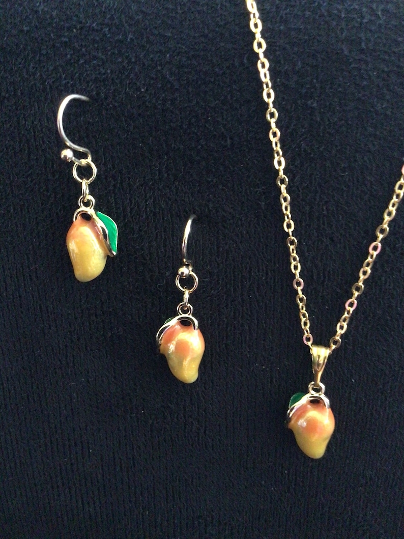 Beautiful Mango Necklace or Earrings (13,093) - Etsy