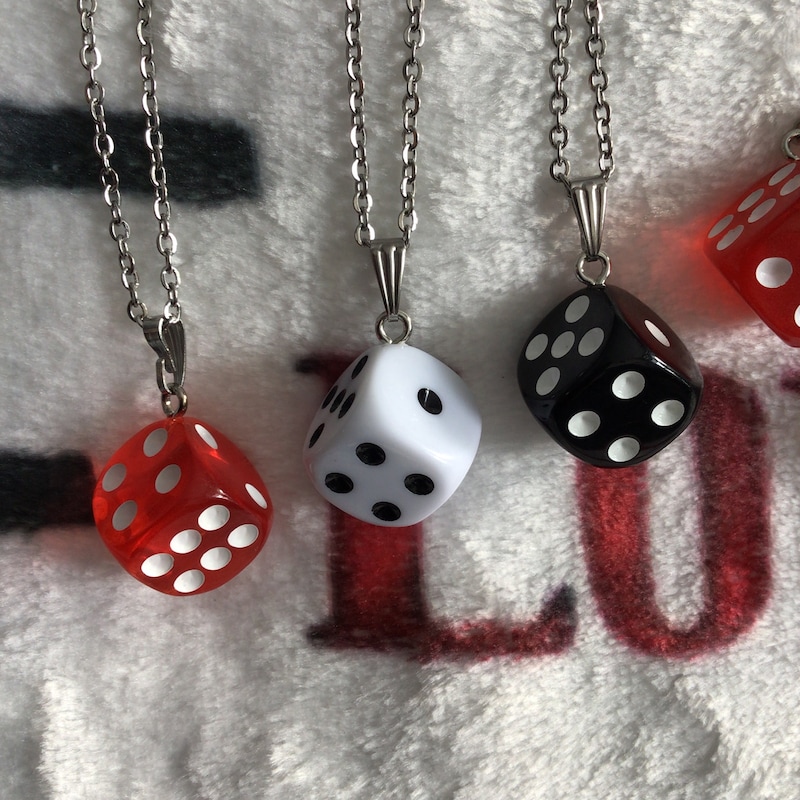 Dice Necklace - Etsy