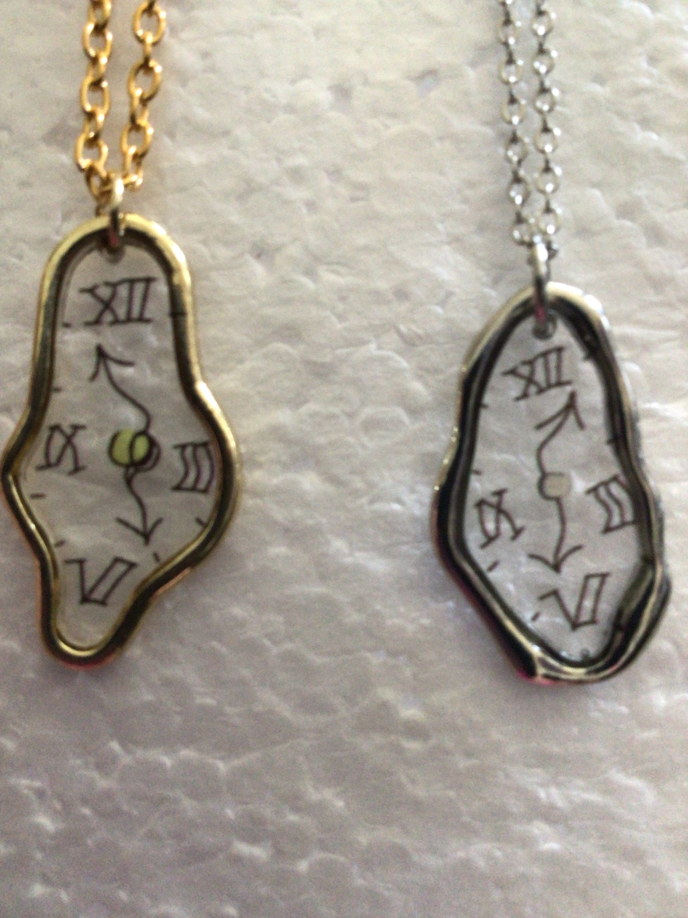 Clock Necklaces or Earrings (19,862) - Etsy