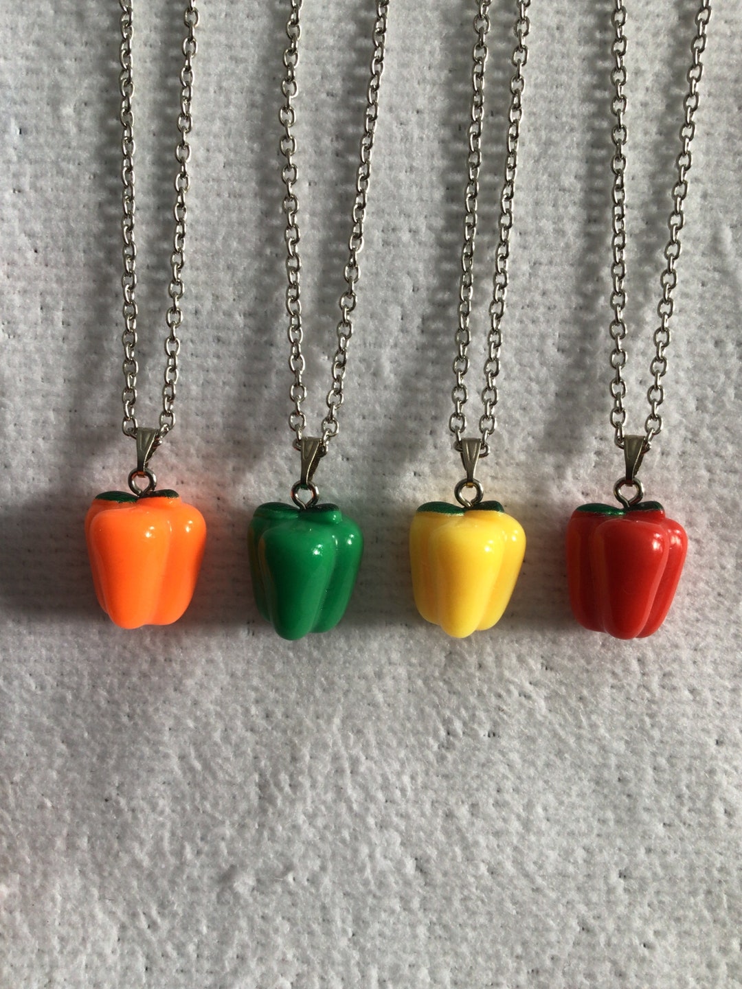 Bell Pepper Necklaces or Earrings (18,072) - Etsy