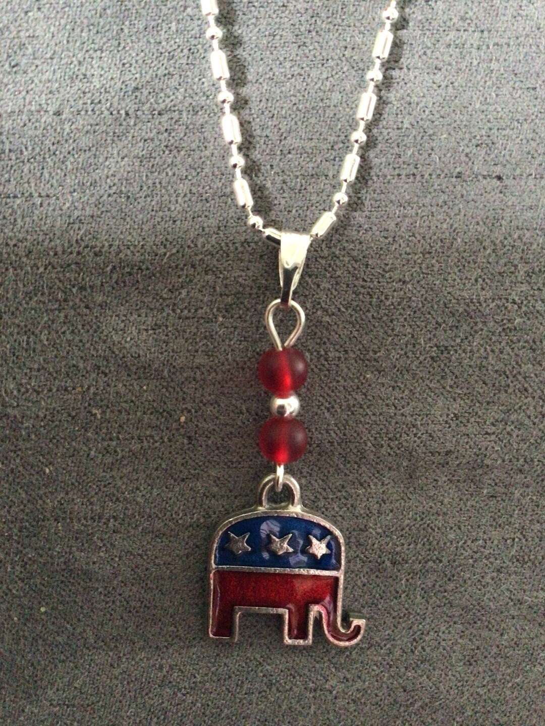 Republican Necklace or Earrings 1157 - Etsy Israel