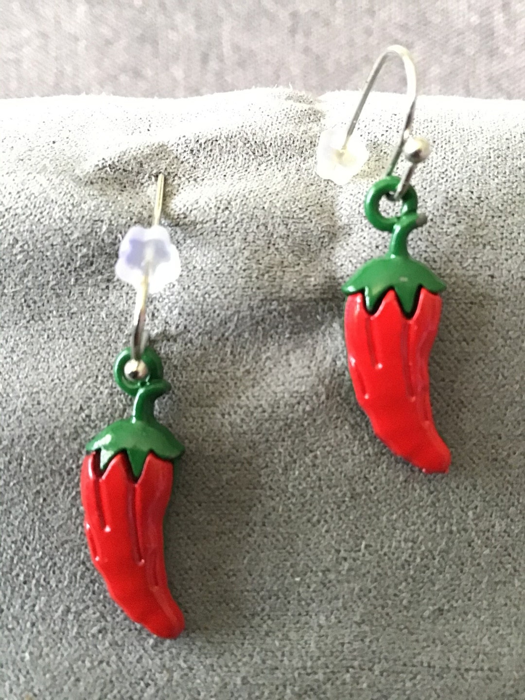 Pendientes de pimiento picante 1025 - Etsy España
