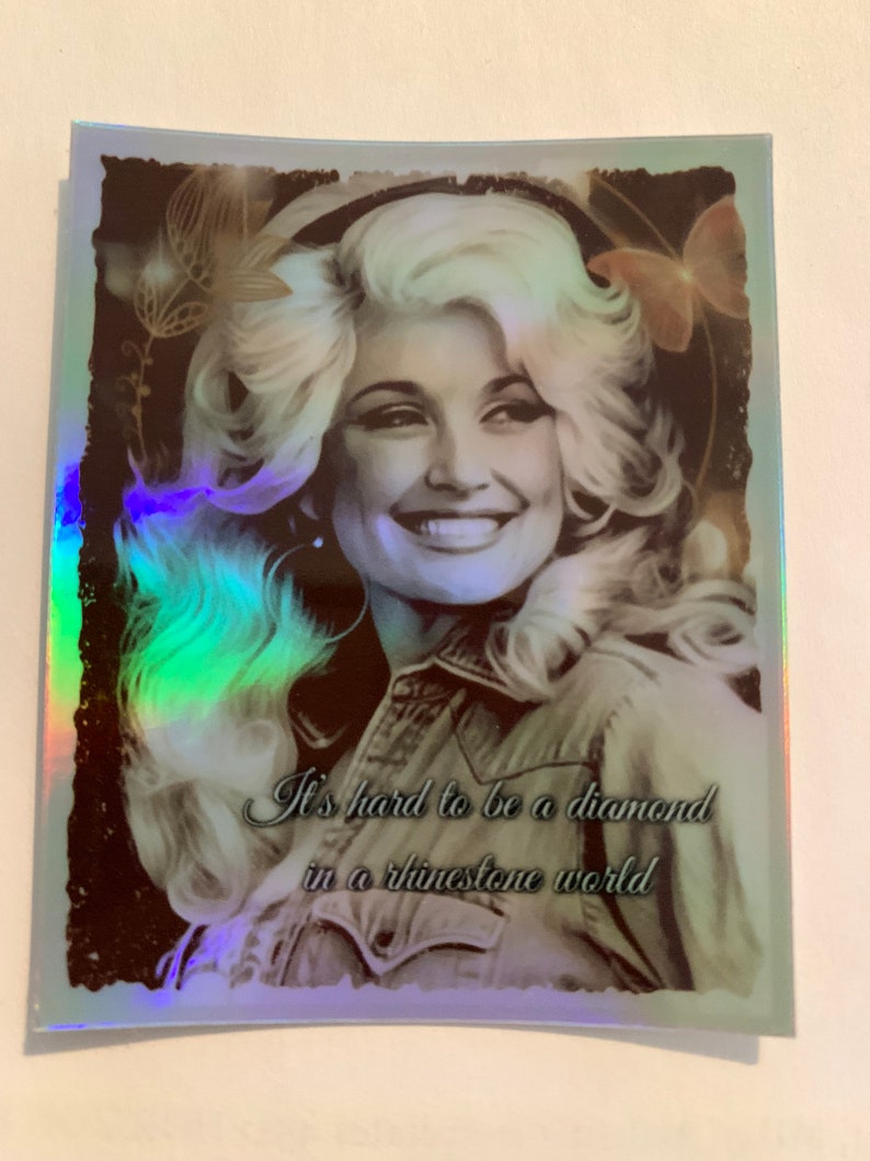 Dolly Parton diamond Unique Fan Art Weather Proof - Etsy