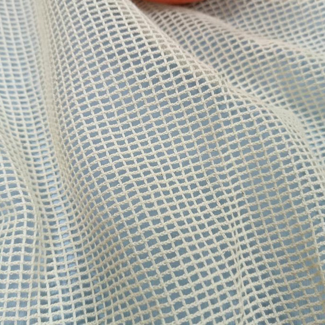 Cotton Mesh Fabric for Fruit and Vegetable Bag, Warp Knit Lace Mesh ...