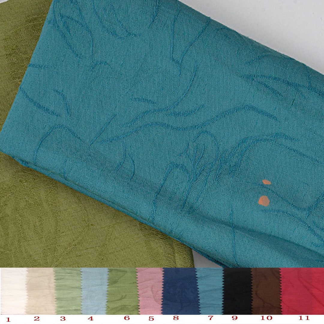 Jacquard Linen Fabric by the Yard for Dress Clothing, Linen Wowen ...