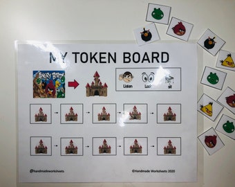 Dinosaur Reward Chart/ Token Board - Etsy Canada