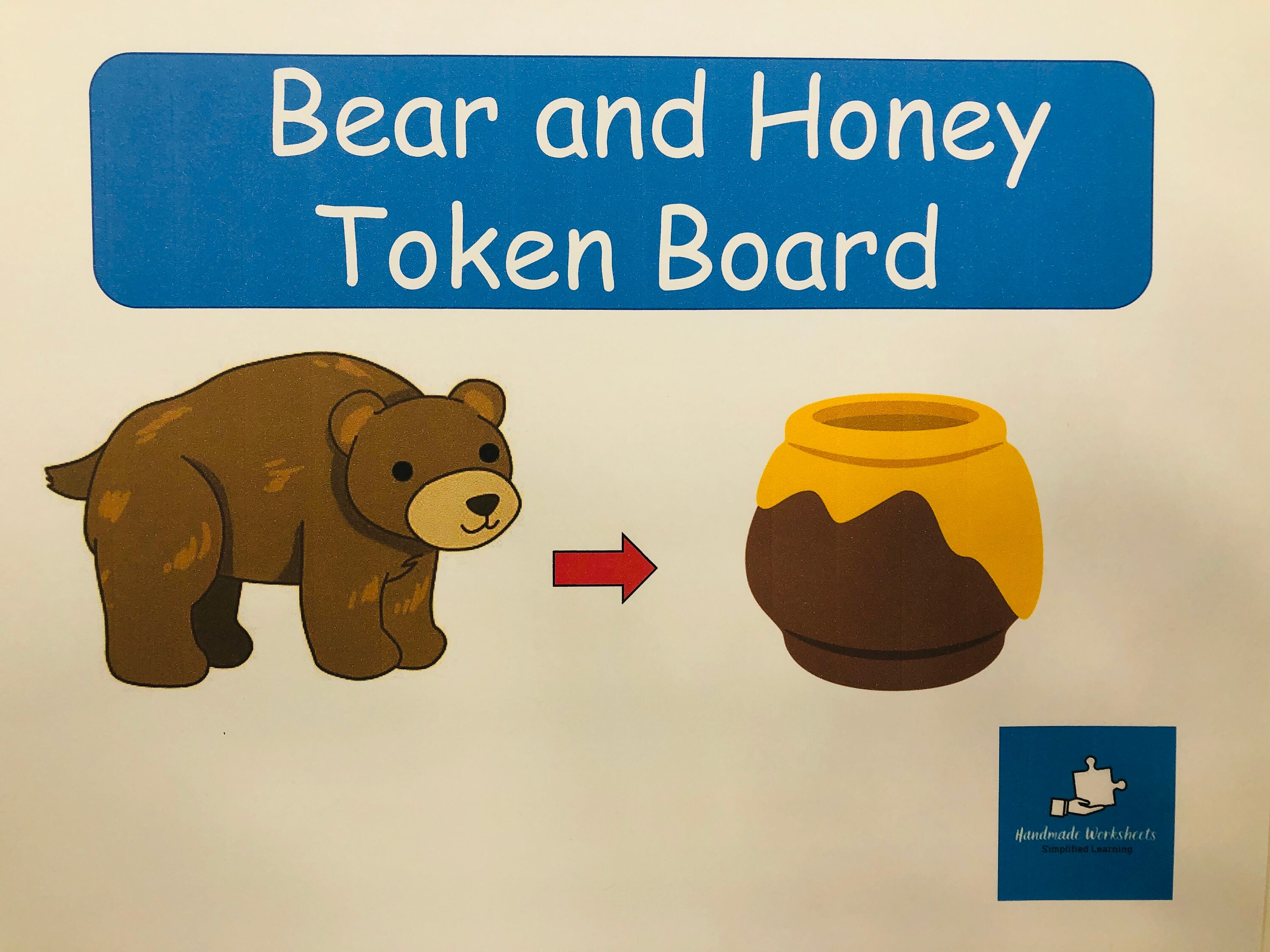 Bear Reward Chart/ Token Board - Etsy