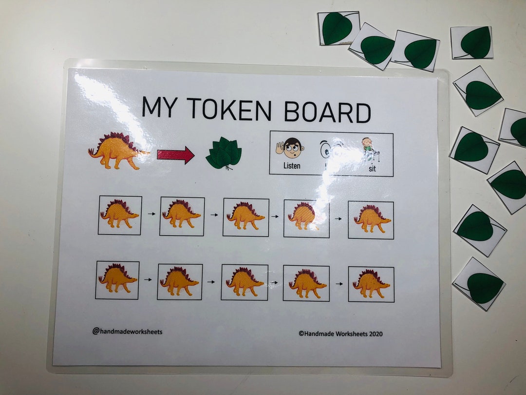 Dinosaur Reward Chart/ Token Board - Etsy Canada