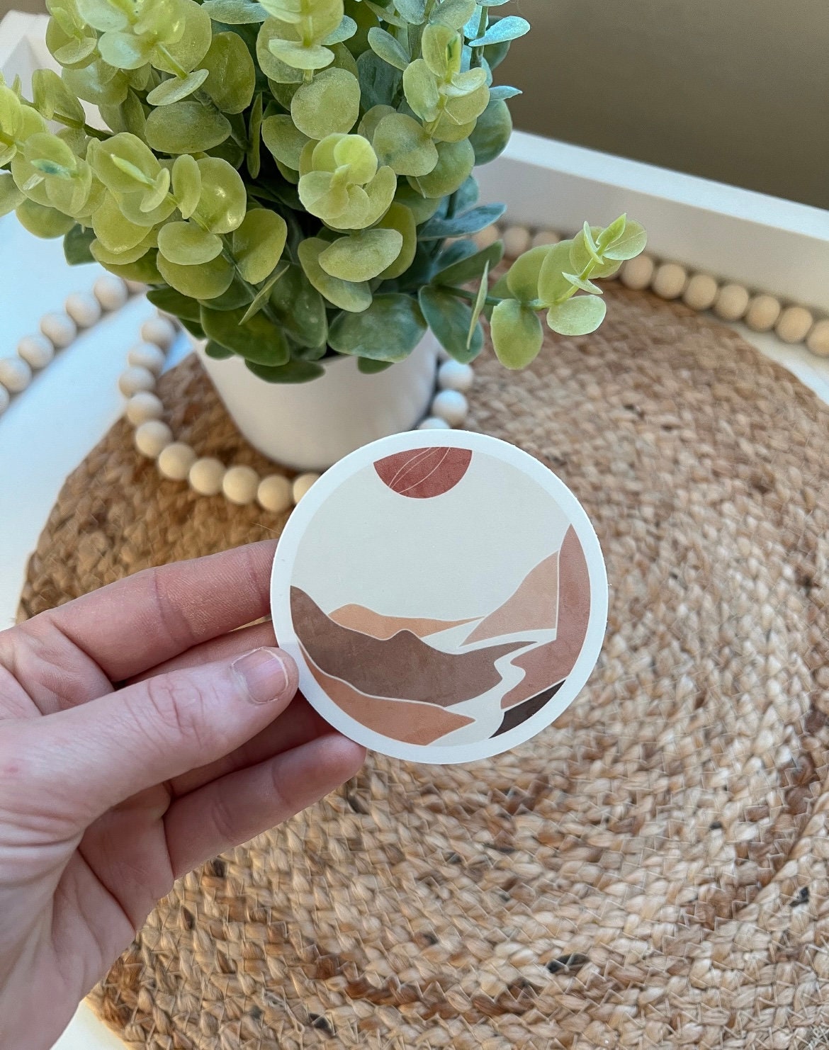 Circle Sticker Aesthetic - Etsy