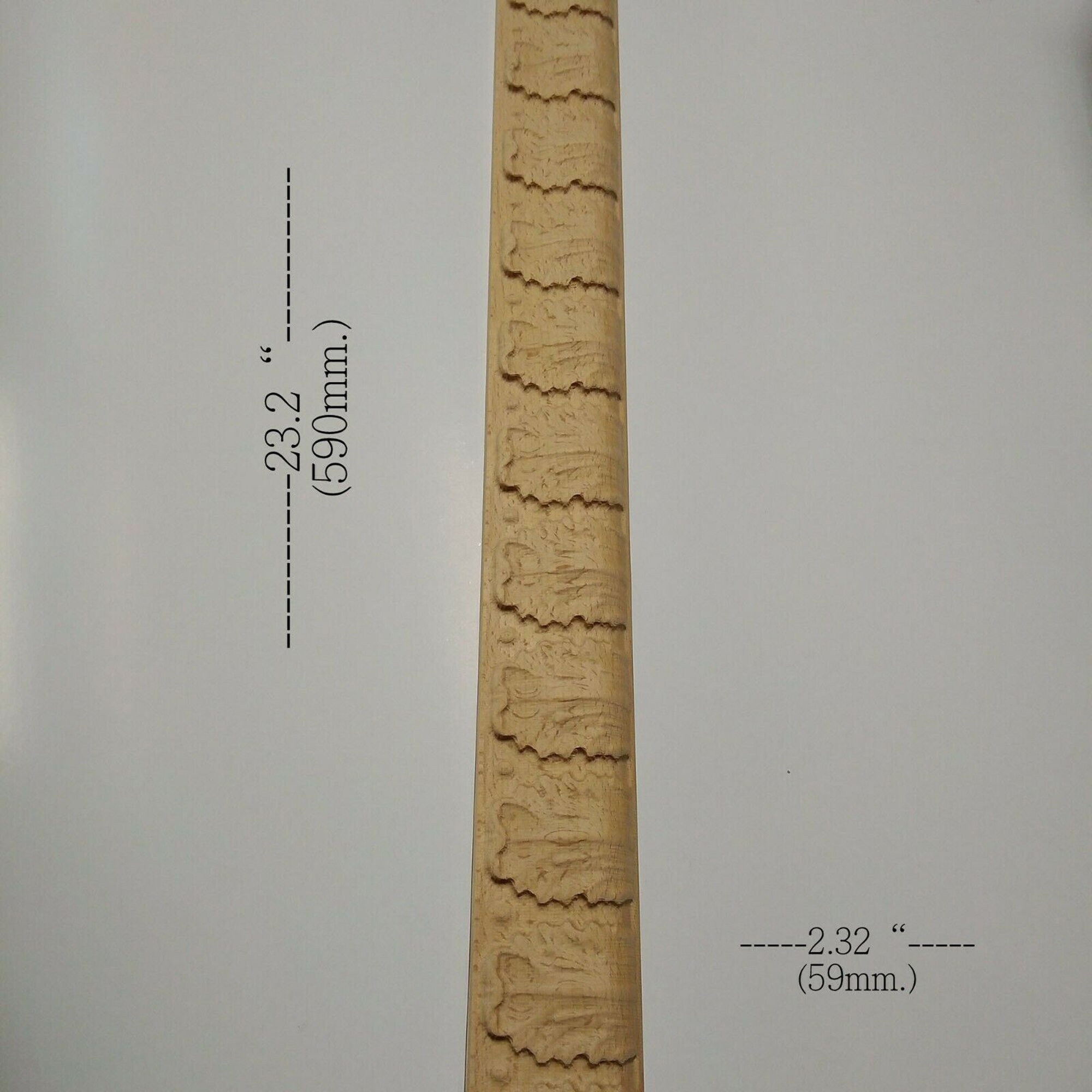 Antique French Wood Carved Baroque Trim With Floral Ornament for ...