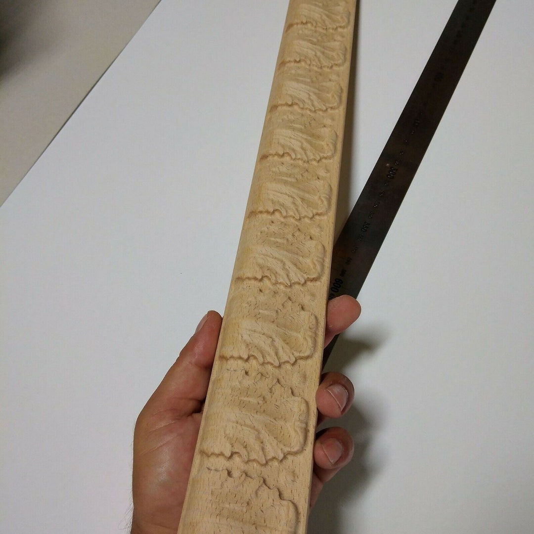 Antique French Wood Carved Baroque Trim With Floral Ornament for ...