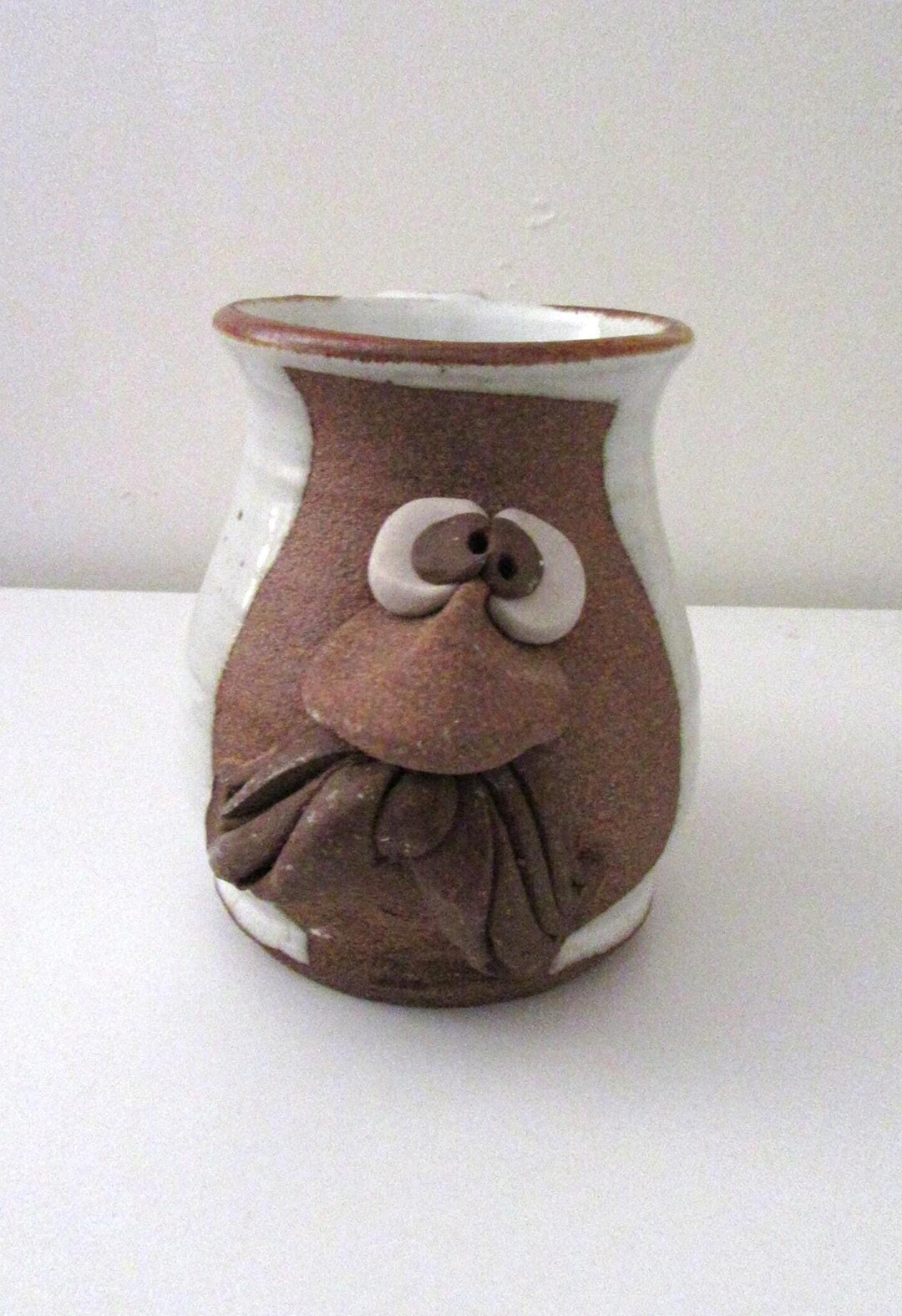 Vintage 1970's Mahon Studio Ugly Coffee Mug Moustache Mug Stoneware Mug ...