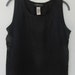 90's Black Satin Shell Tank Sleeveless Top Shell Top Summer Top Shell ...