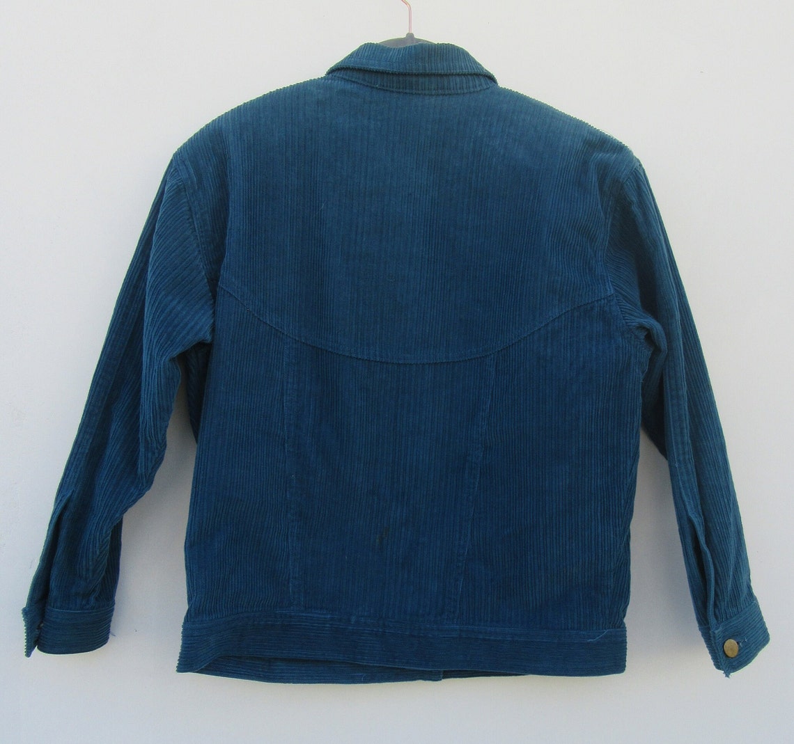 90's Teal Blue Whale Cord Jacket Women's Corduroy Jacket Corduroy 90's ...