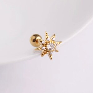 Stainless Steel Piercing, Zodiac, Horoscope, Constellation, Star, Moon ...