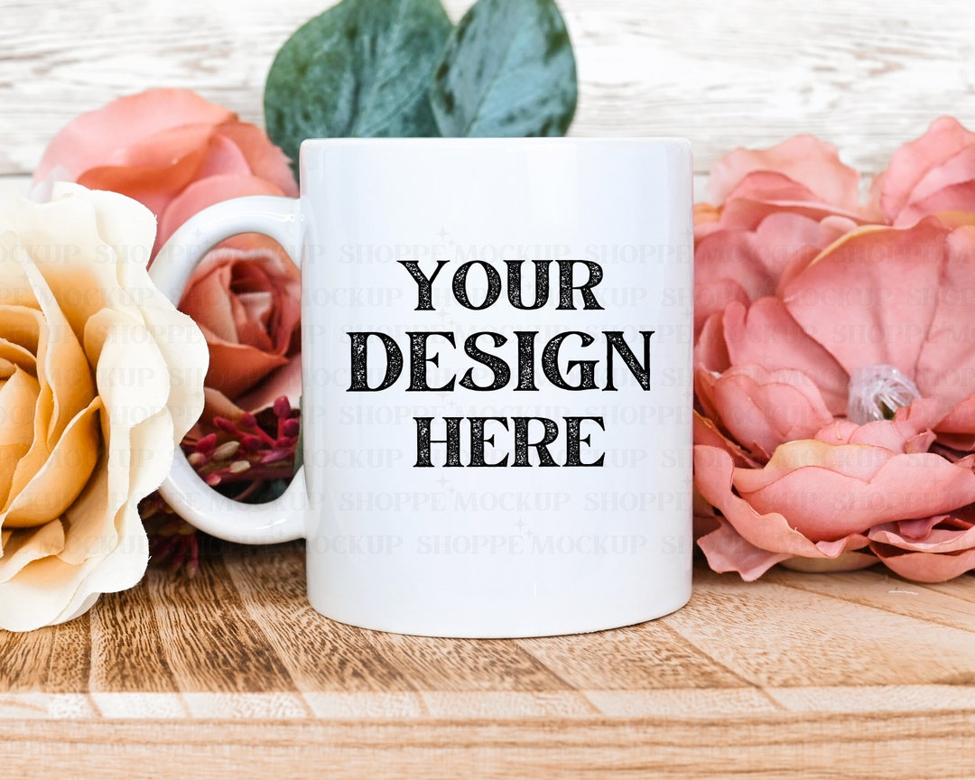 11oz White Coffee Mug Mockup, Mother's Day Mug Mockup, Easter Mockup ...