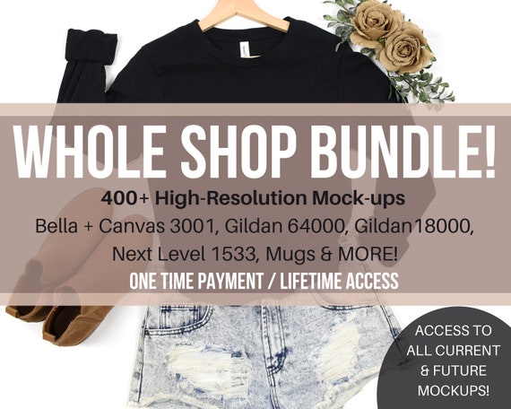 Whole Shop Mockup Bundle Full-access Digital Mock Ups - Etsy