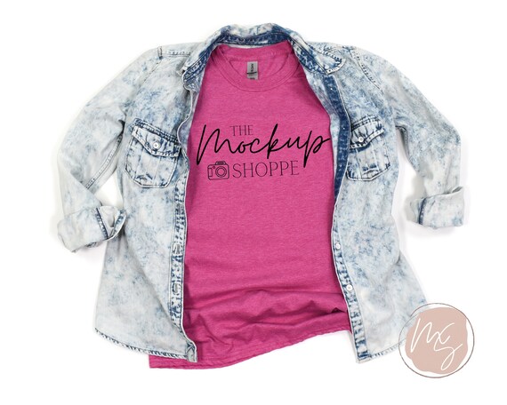 Gildan 64000 Mockup Heather Berry Gildan Softstyle Tshirt | Etsy