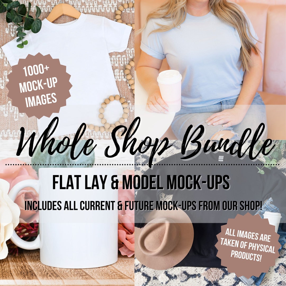 Whole Shop Mockup Bundle, Full-access Digital Mock Ups, Lifestyle Mock ...