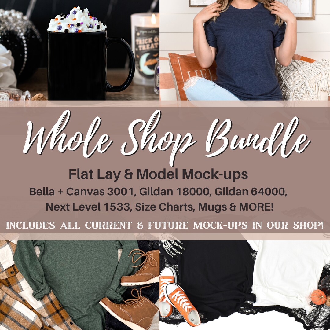 Whole Shop Mockup Bundle, Full-access Digital Mock Ups, Lifestyle Mock ...