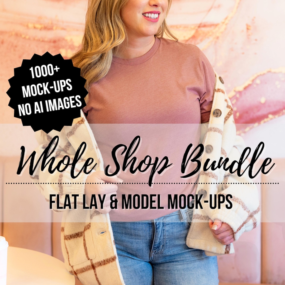 Whole Shop Mockup Bundle, Full-access Digital Mock Ups, Lifestyle Mock ...